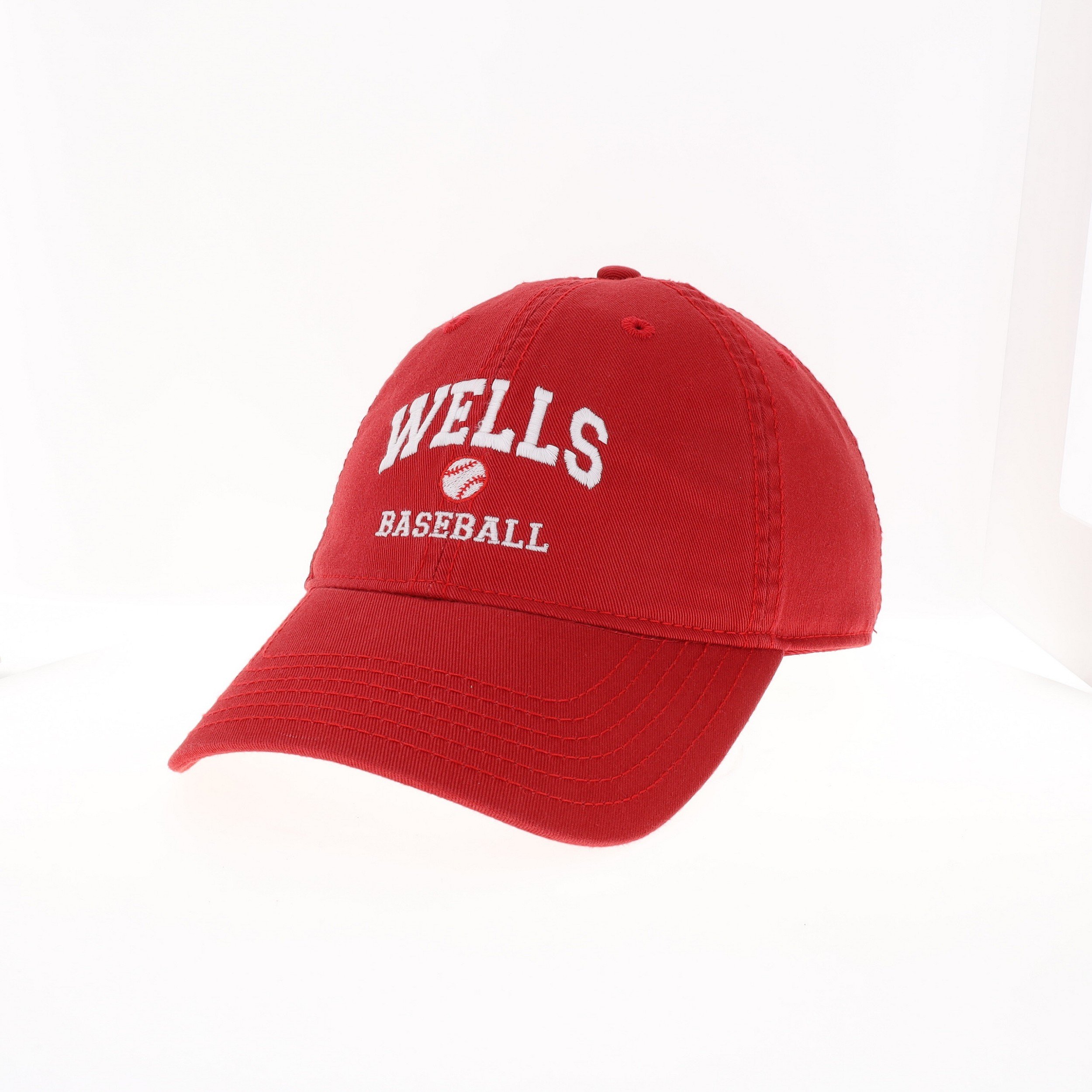 Legacy Sport Cap - Red - Baseball - Wells Campus Store