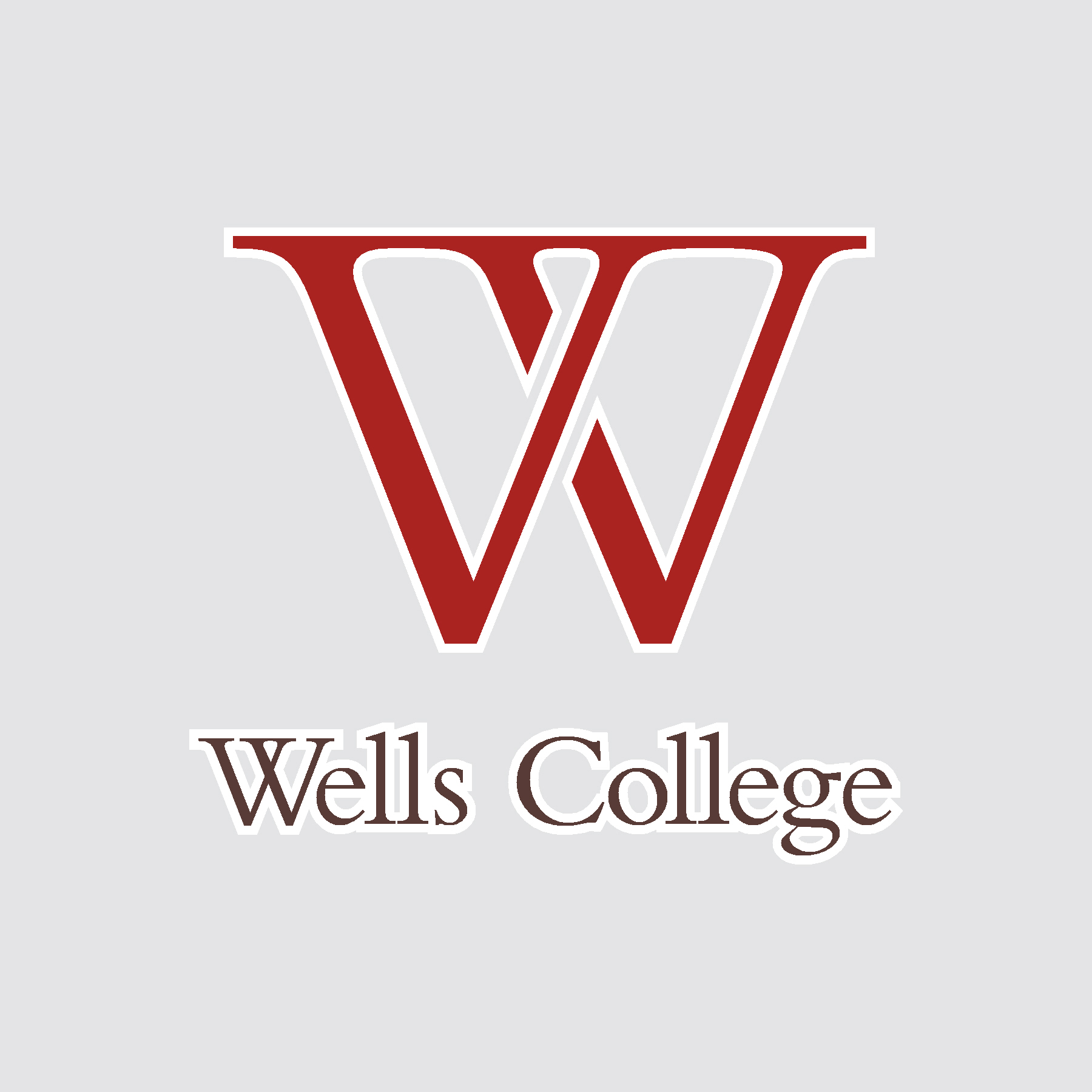 Decal - Wells - Square Logo - Wells Campus Store
